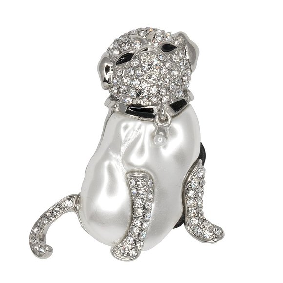 Kenneth Jay Lane | Jewelry | Kenneth Jay Lane Pearl And Pave Crystals ...
